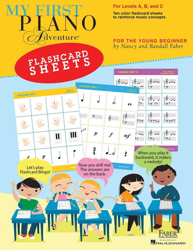 MY FIRST PIANO ADVENTURE FLASHCARD SHEETS – PianoMax by Kawai