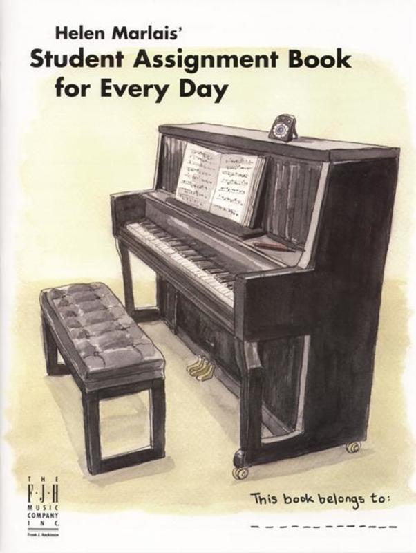 STUDENT ASSIGNMENT BOOK FOR EVERY DAY – PianoMax by Kawai