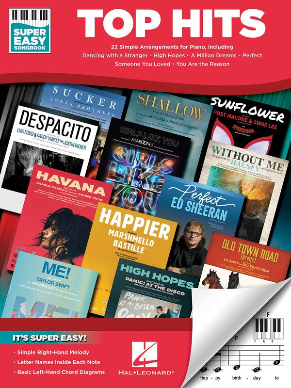 TOP HITS SUPER EASY SONGBOOK – PianoMax by Kawai