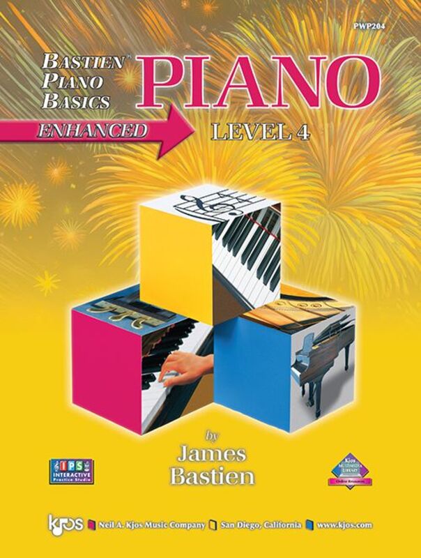 BASTIEN PIANO BASICS ENHANCED PIANO LEVEL 4 BK/OLM – PianoMax by Kawai